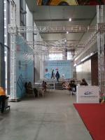 China Span 18m aluminum stage truss  300mm x 300mm strong laoding capacity  for trade show for sale