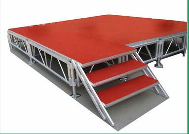 China Indoor Movable Stage Platform 1.22 X 1.22M Aluminum Height TUV for sale