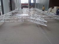 China Silver  Square 5 Stars Stage Lighting Truss 300 x 300 For Performance for sale
