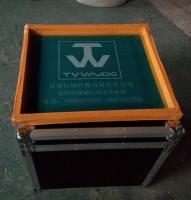 China Customized AluminumTool Cases12U Print Logo Rack Case Anti-shock Foam Inside for sale
