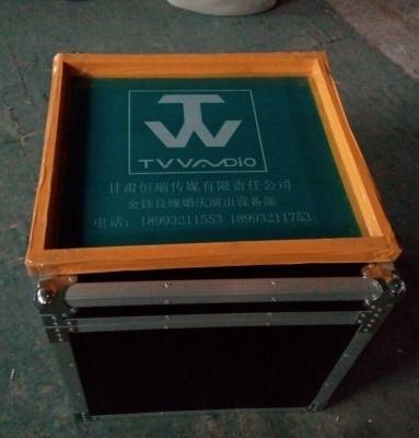 China Customized AluminumTool Cases12U Print Logo Rack Case Anti-shock Foam Inside for sale