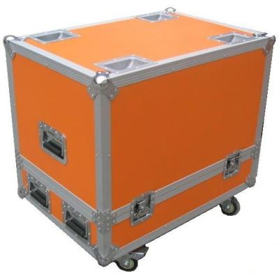 China Orange 9mm Wood  Board  Rack Flight Case  For Sound Speaker  Equipment for sale