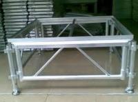 China Adjustable Height Aluminum Stage Truss For Indoor / Outdoor Movable Stage Platform for sale