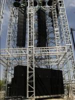 China Line Array Sound System And Light truss System Lighting Truss System Silver for sale