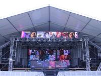 China Line Array Sound System And Light truss System Lighting Truss System Silver for sale