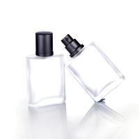 China Luxury Design Glass 10ml Perfume Spray Bottle Refillable Pump Square Empty for sale