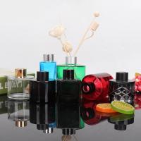 China 30ml Pocket Spray Bottle Empty Black Luxury Custom Mist Square Glass for sale
