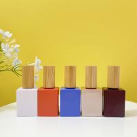 China Spill Proof Nail Polish Bottle Glass 10ml 15ml Square for sale
