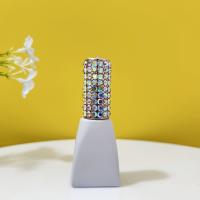 China Empty 12ml 15ml Glass Nail Polish Bottle Black White Pink Blue Color for sale