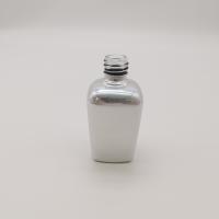 China Cosmetic Skincare Container Round Clear Glass Essential Oil Serum Dropper Bottles for sale