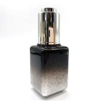 China Colognes Serum 30ml Glass Dropper Bottle With Pipette Screen Printing for sale