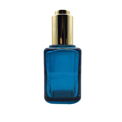 China Colognes Serum 30ml Glass Dropper Bottle With Pipette Screen Printing for sale