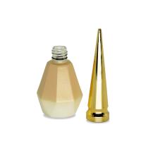 China Gradient Gold Spraying Frosted Glass Nail Polish Bottles 5ml 7ml for sale