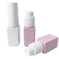 China Glossy Painted 5ml Square Twin Nail Polish Bottles Hanya ISO20001 for sale