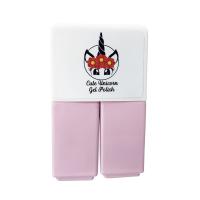 China Glossy Painted 5ml Square Twin Nail Polish Bottles Hanya ISO20001 for sale