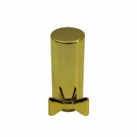 China 5ml 7ml Gold Glass Empty Fingernail Polish Bottles Silk Screen Printing for sale