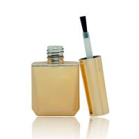 China Yellow Green Thick Glass Empty Nail Polish Bottles With Brush OEM ODM for sale