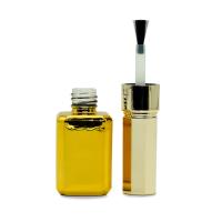 China Yellow Green Thick Glass Empty Nail Polish Bottles With Brush OEM ODM for sale