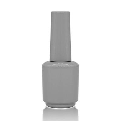 China 5ml 10ml 12ml 15ml Glossy Empty Glass Square uv Gel Nail Polish Bottle With Brush for sale