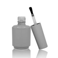 China 5ml 10ml 12ml 15ml Glossy Empty Glass Square uv Gel Nail Polish Bottle With Brush for sale