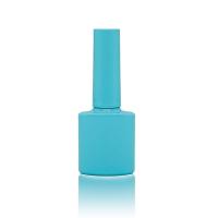 China 5ml 10ml 12ml 15ml Glossy Empty Glass Square uv Gel Nail Polish Bottle With Brush for sale