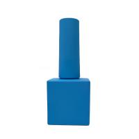 China Factory Custom Empty Square Glass Nail Polish Bottle With Brush Cap for sale