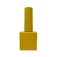 China Factory Custom Empty Square Glass Nail Polish Bottle With Brush Cap for sale