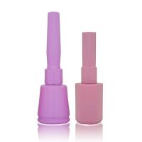 China 10ml 15ml Cosmetics Glass UV Gel Nail Polish Bottle With Brush for sale