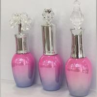 China Cosmetics Glass 15 Ml Empty UV Gel Nail Polish Bottle With Brush for sale