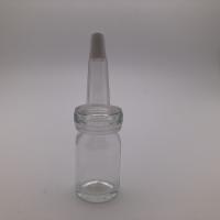 China Eco Friendly Skincare Amber Tiny Glass Vials With Lids ISO 20001 for sale