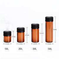 China Travel 2ml 3ml 5ml Perfume Mini Glass Vials for sale