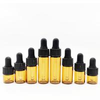 China 1ml 2ml 3ml 5ml Mini Glass Vials Dropper Bottle For Essential Oil for sale