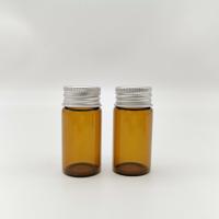 China 1ml 2ml Empty Amber Perfume Mini Glass Vials With Screw Top for sale