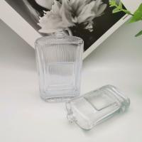 China Hanya 1oz 2oz Square Perfume Bottles With Aluminum Atomizer OEM ODM for sale
