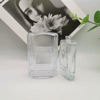 China Hanya 1oz 2oz Square Perfume Bottles With Aluminum Atomizer OEM ODM for sale