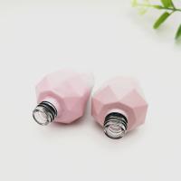 China 13ml Pointed Lid Nail Polish Bottles Gold Cap Nail Polish Jars for sale
