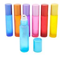 China OEM ODM Cylinder Aromatherapy Roller Ball Bottles Reusable for sale