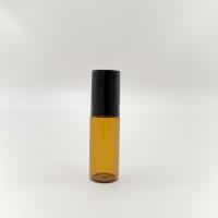 China Amber Perfume Skin Care Small Glass Bottles With Rollerball 5ml 10ml for sale