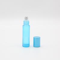China Small Reusable Colored Essential Oil Roller Bottles With Stainless Steel Ball for sale