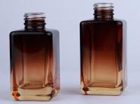 China Transparent Glass Foundation Pump Bottle 40ml 80ml Makeup Pump Dispenser for sale
