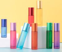 China Leak Proof Frosted Essential Oil Roller Bottles OEM ODM Screen Printing for sale