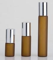 China Aluminum Cap Glass Roll On Bottles For Essential Oils 5ml 10ml for sale