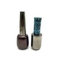 China ISO Electroplating Fingernail Polish Containers Cylinder 10ml 12ml for sale