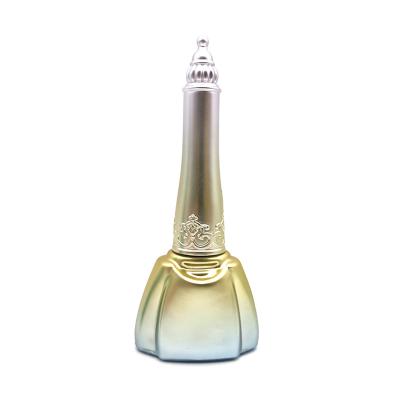 China Colorful Round 10ml 15ml Empty Fingernail Polish Bottles Metal Caps for sale