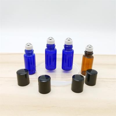 China 10ml Glass Essential Oil Roller Bottles Oem Odm Screen Printing for sale