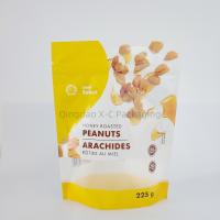 China OEM Flexible Standing Ziplock Bag , Stand Up Plastic Bags Coffee Tea Nut Packaging for sale