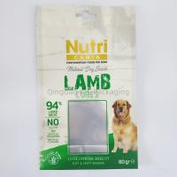 China Pet Food Stand Up Pouch Bags With Window Recyclable Ziplock Wholesale With BRC for sale