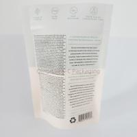 China Tear Resistant Plastic Stand Up Bag For Food Packing Resealable Zipper Pouch Wholesale for sale
