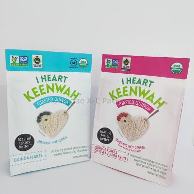 China Custom Plastic Stand Up Ziplock Bags Pouch For Food Packaging 10 Colors for sale