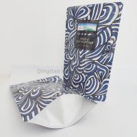 China Square Bottom Ziplock Stand Up Reusable Food Bags For Sweets Snacks Candy for sale